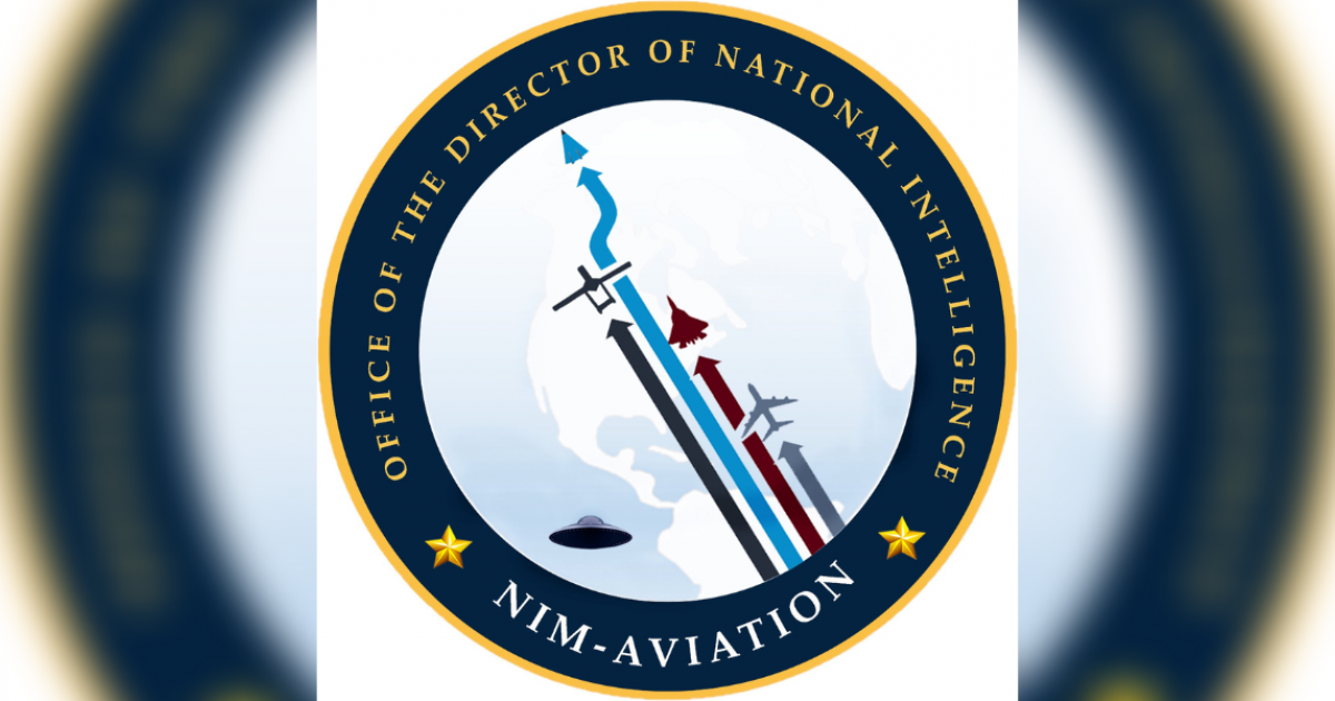 ¿Un ovni en el logo de la National Intelligence Manager for Aviation de ...