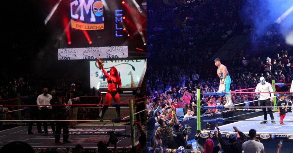 89 aniversario CMLL: Reyna Isis y Stuka Jr. pierden su máscara | Diario ...