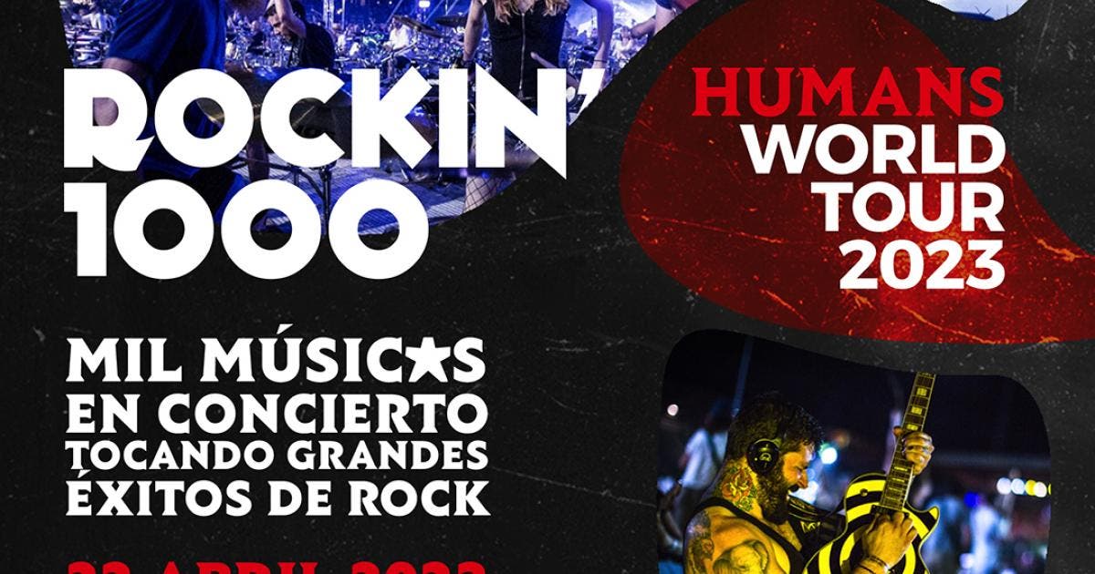 Rockin’1000: la banda de rock más grande del mundo por primera vez en México | Diario de México