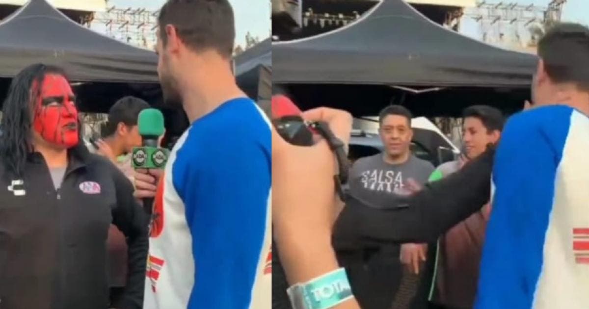 Adrián Marcelo Es Golpeado Por Chessman Luchador De La Aaa Planea