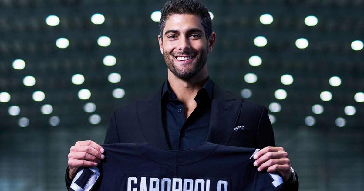 Raiders explican la ausencia de Jimmy Garoppolo en los entrenamientos ...