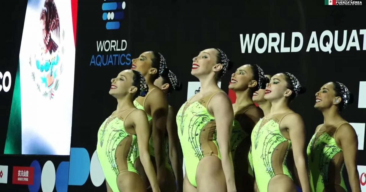 Oro para México en la Copa del Mundo de nado sincronizado de Egipto | Diario de México