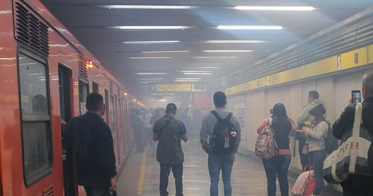 (fotos) Más humo en el Metro, ahora en la estación Hangares de la Línea 5 | Diario de México