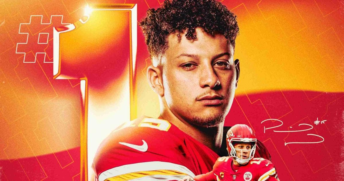 Patrick Mahomes es elegido por sus colegas como el número uno de la NFL ...
