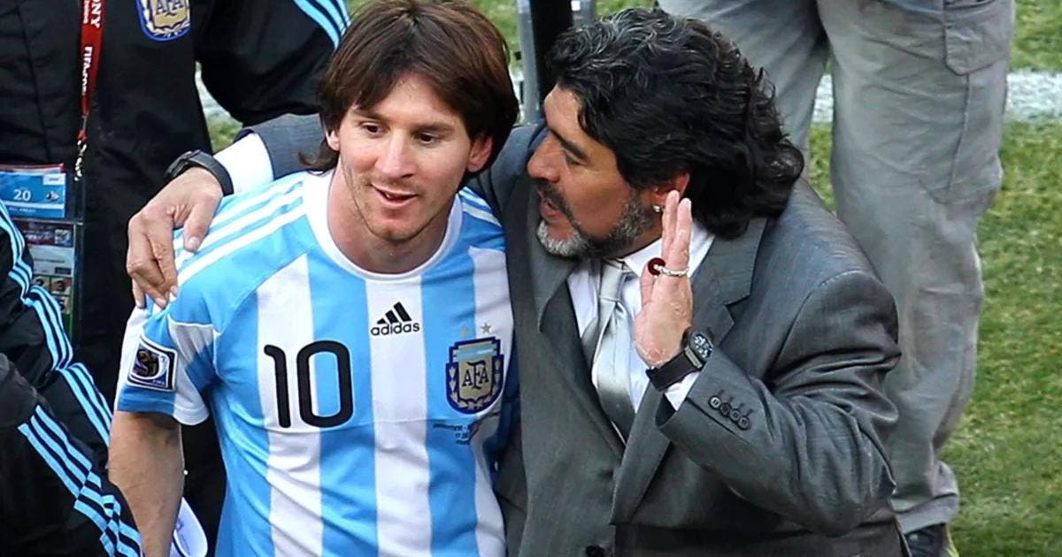 Messi: 'Todos queríamos ser como Maradona, si bien ninguno llegó a ser ...