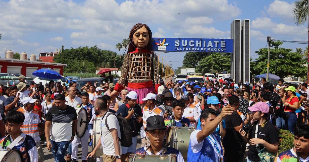 Ciudad Hidalgo, la última zona de América que recorre la muñeca Amal ...