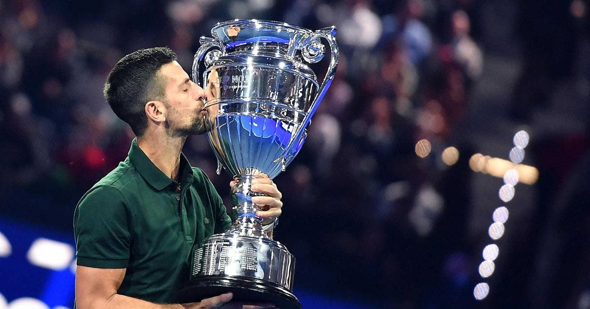 Djokovic levanta trofeo del número 1 de la temporada 2023 de la ATP | Diario de México