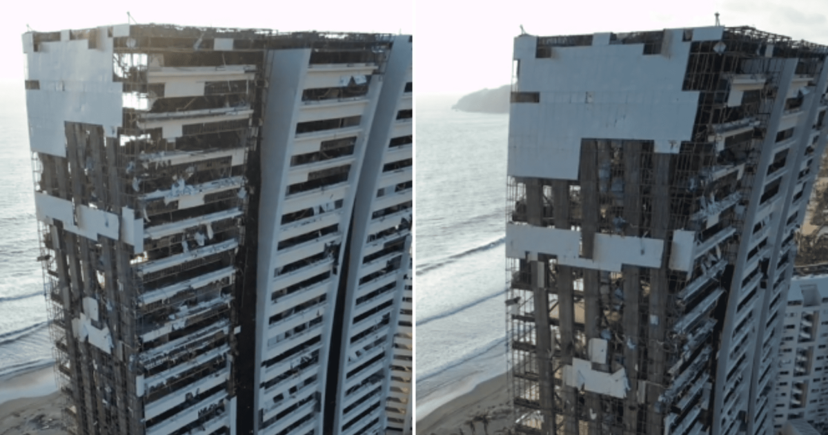 Video | Así quedó el edificio Marena, ícono de la Zona Diamante, tras el paso de Otis por ...