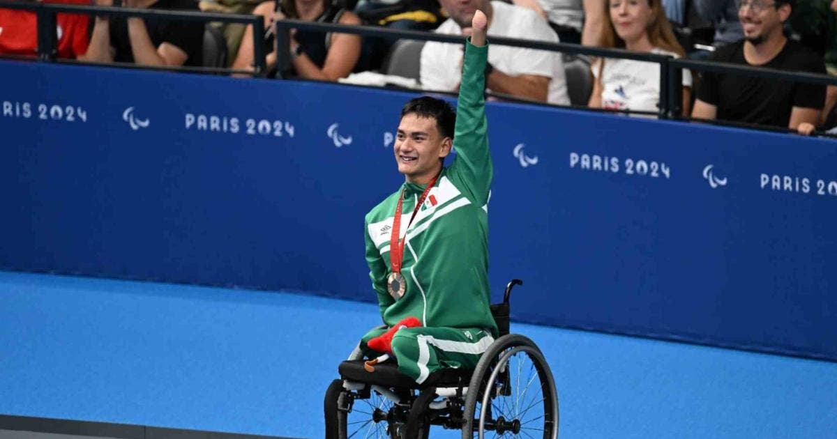 Ángel Camacho da a México segunda medalla en para natación de París ...