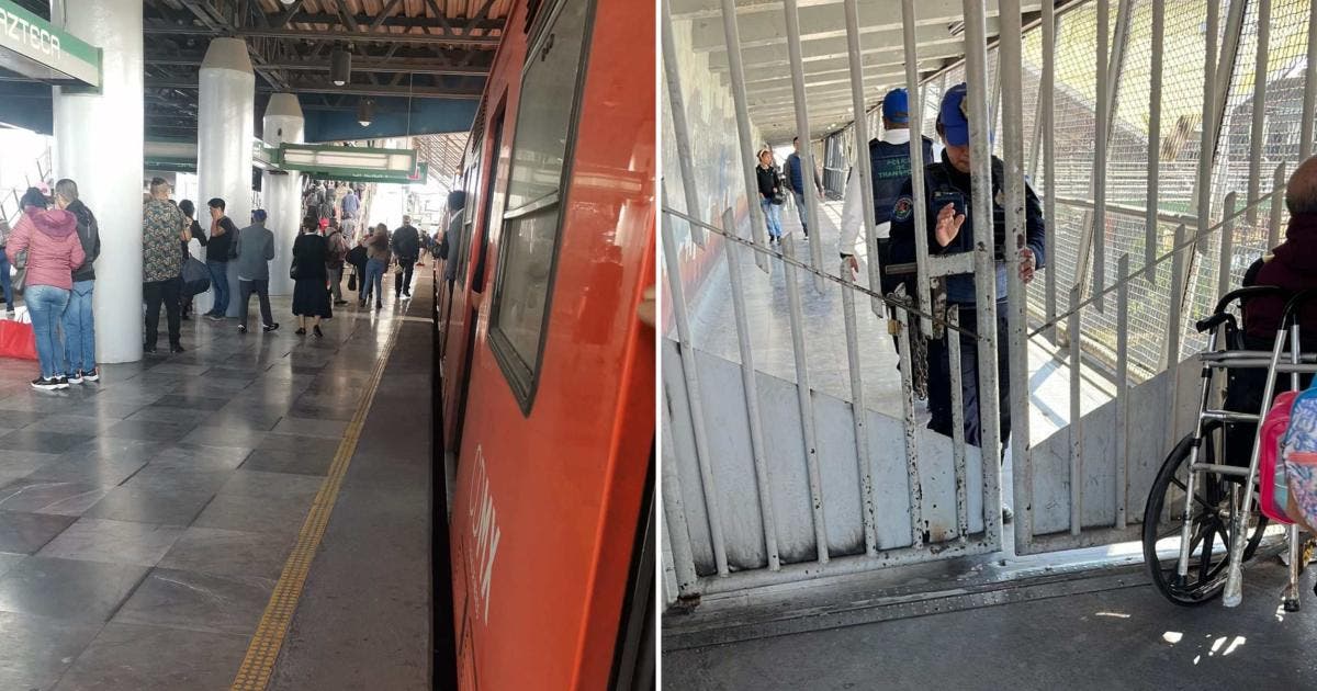 Imágenes sensibles | ¿Qué pasó en la estación Ecatepec de la Línea B ...