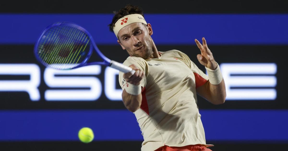 Casper Ruud luce en el primer día del Ultimate Tennis Showdown ...