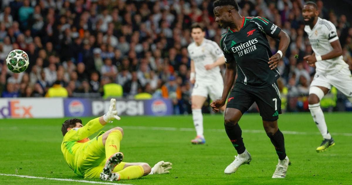 Arsenal gana en el Bernabéu y rompe el sueño de remontada del Real ...