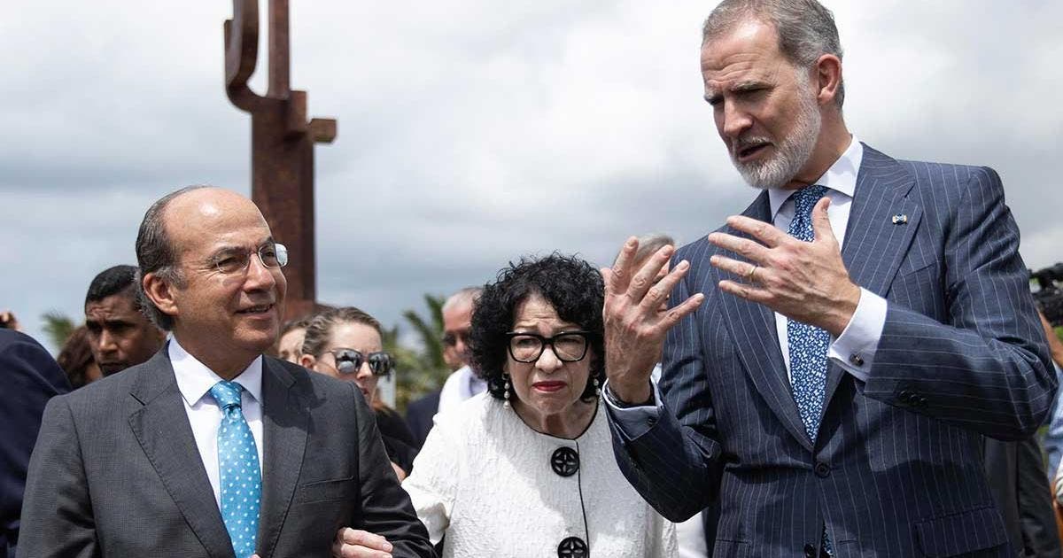 Reaparece Felipe Calderón junto al rey de España y jueza de EU en Santo ...