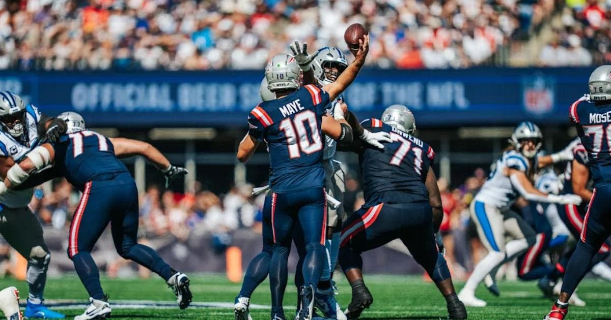 NFL 2025: New England Patriots vencen 42-6 a Carolina Panthers con gran ...