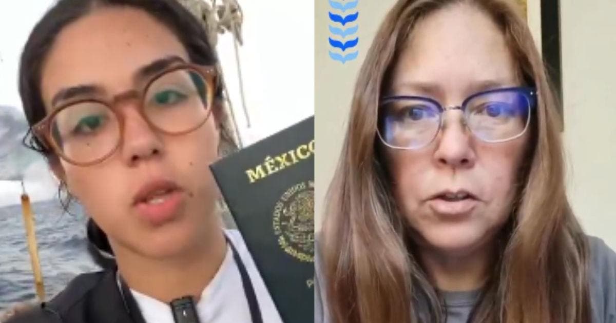 Mexicanas piden ayuda tras ser interceptadas en la Global Sumud Flotilla a Gaza