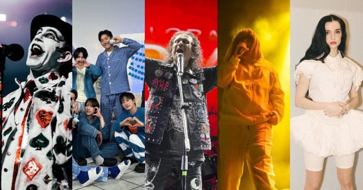 Agenda de conciertos CDMX 10, 11 y 12 de octubre 2025