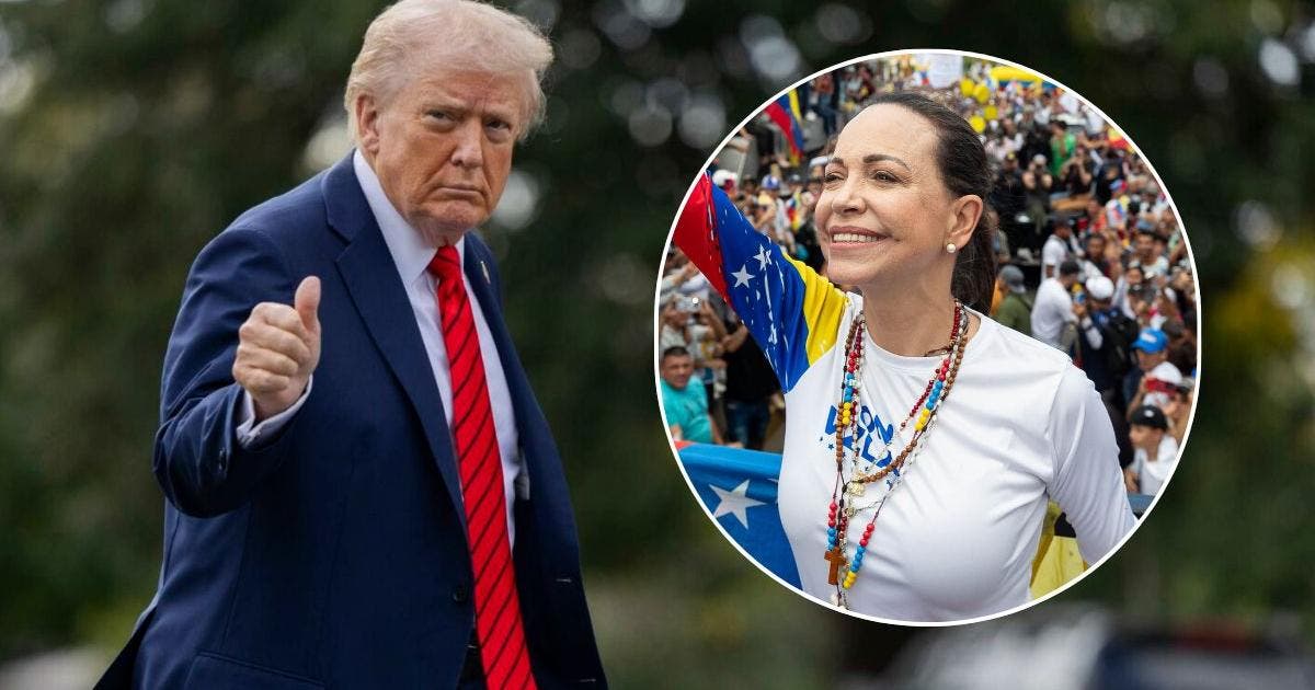 Trump agradece gesto de Machado por dedicarle el Premio Nobel de la Paz