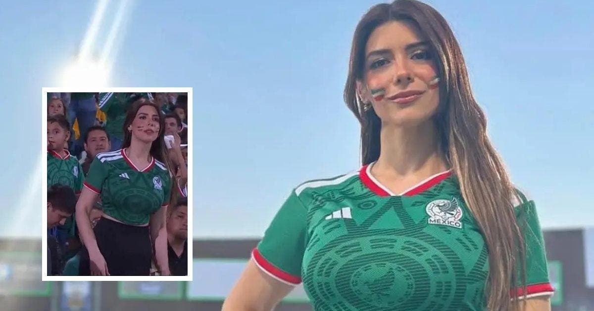 Aficionada de Santos eclipsa el México–Uruguay: Estefanía Caballero se vuelve viral en el Corona TSM