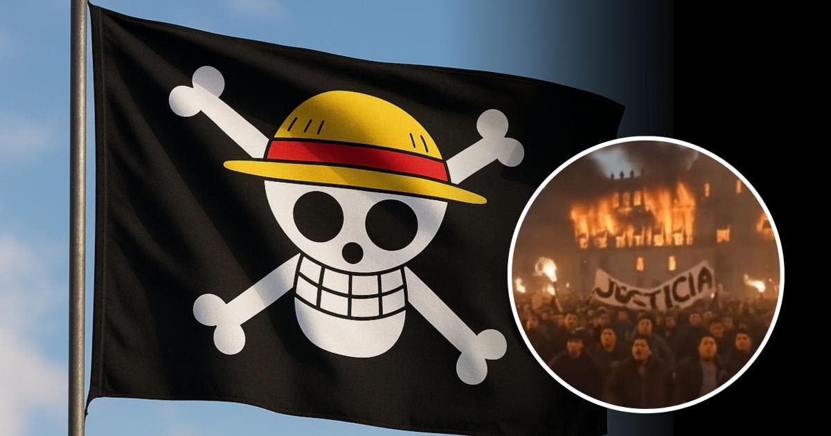 La bandera de One Piece se convierte en símbolo de protesta del ...