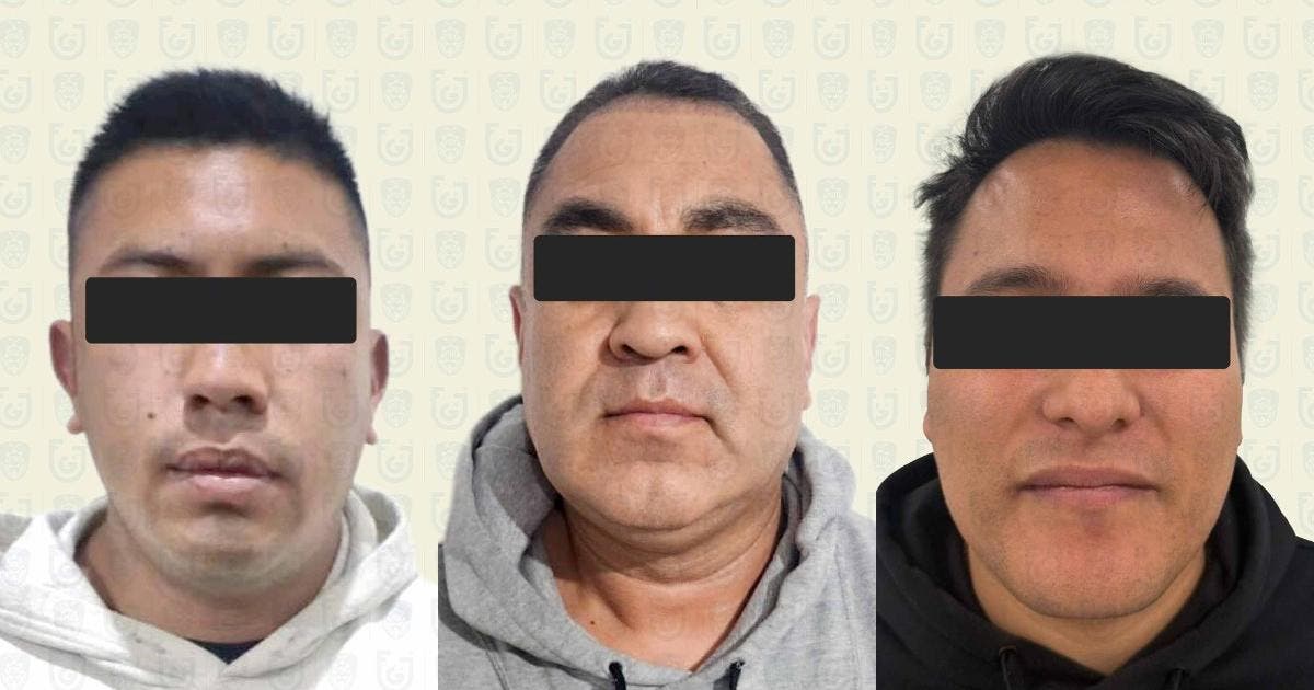 Caen tres presuntos operadores de 'Los Rodolfos'; aseguran droga y un arma