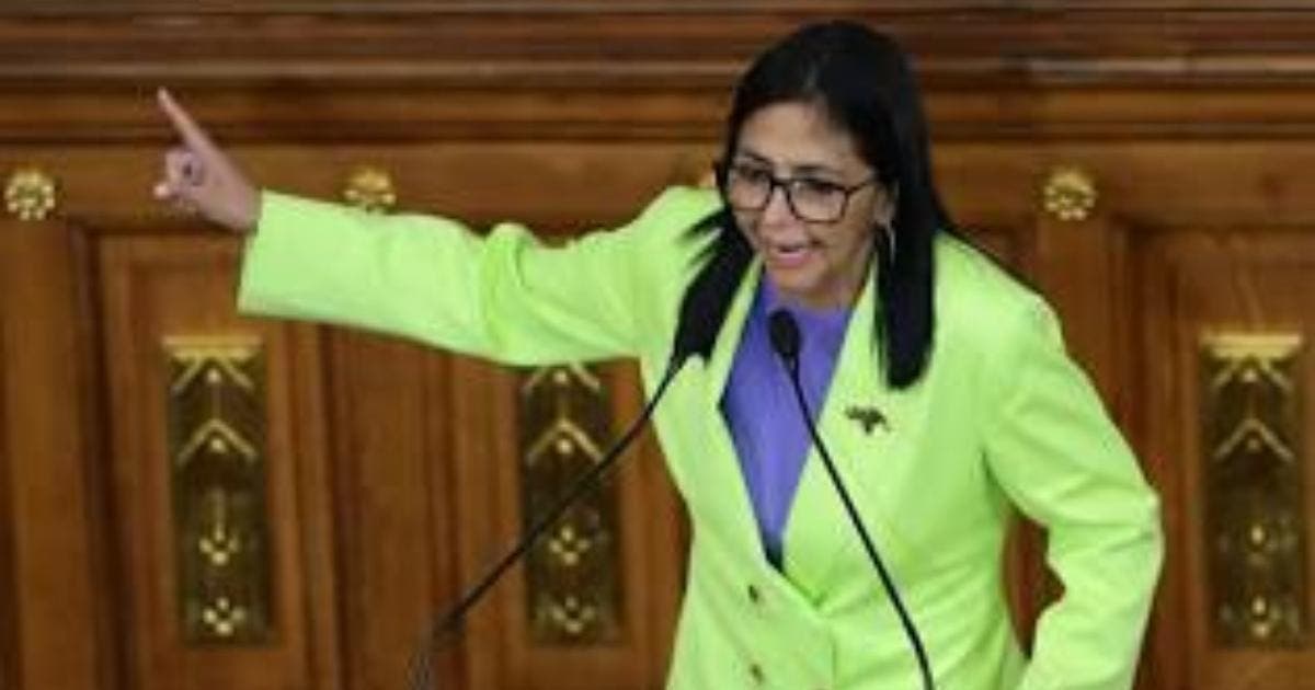 Delcy Rodríguez defiende diálogo nacional en Venezuela y rechaza ...