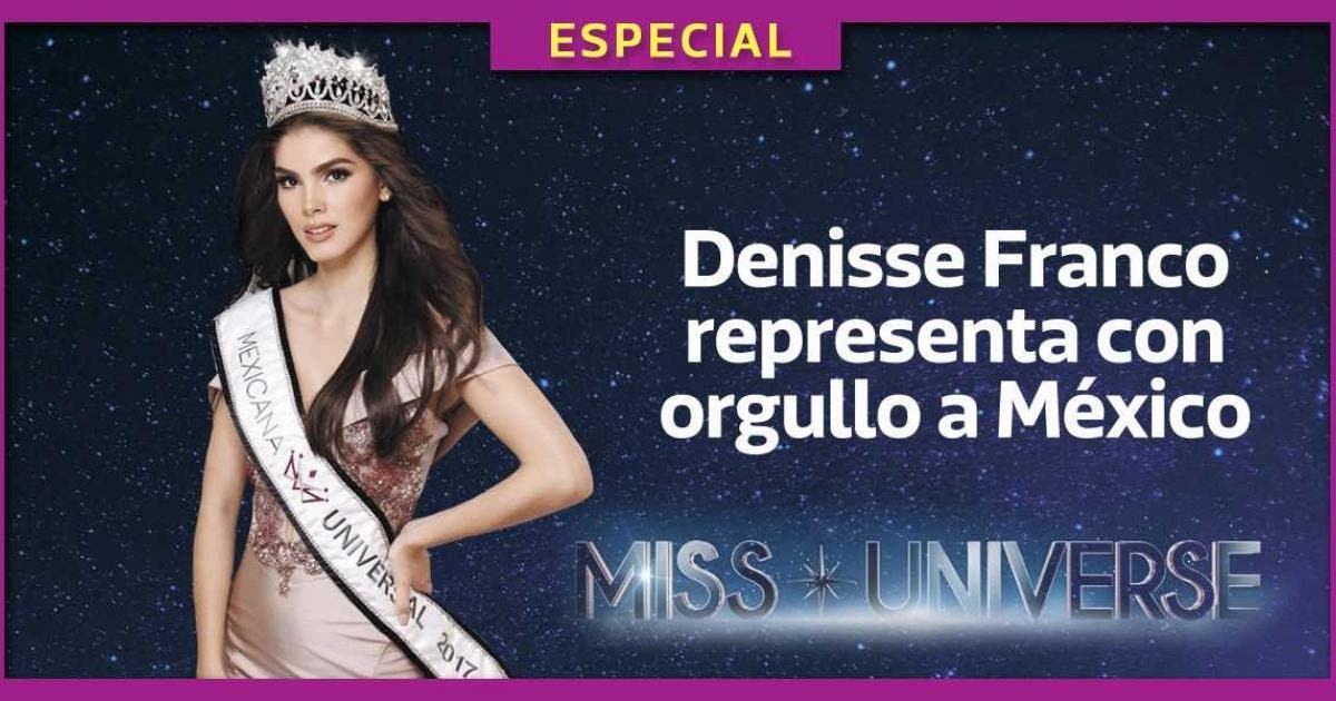 Denisse Franco representa con orgullo a México en Miss Universo ...