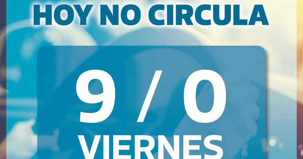 Hoy no circulan vehículos con engomado color azul | Diario de México
