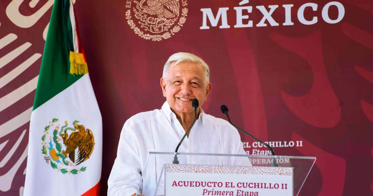 AMLO no descarta llevar agua del río Pánuco a Nuevo León