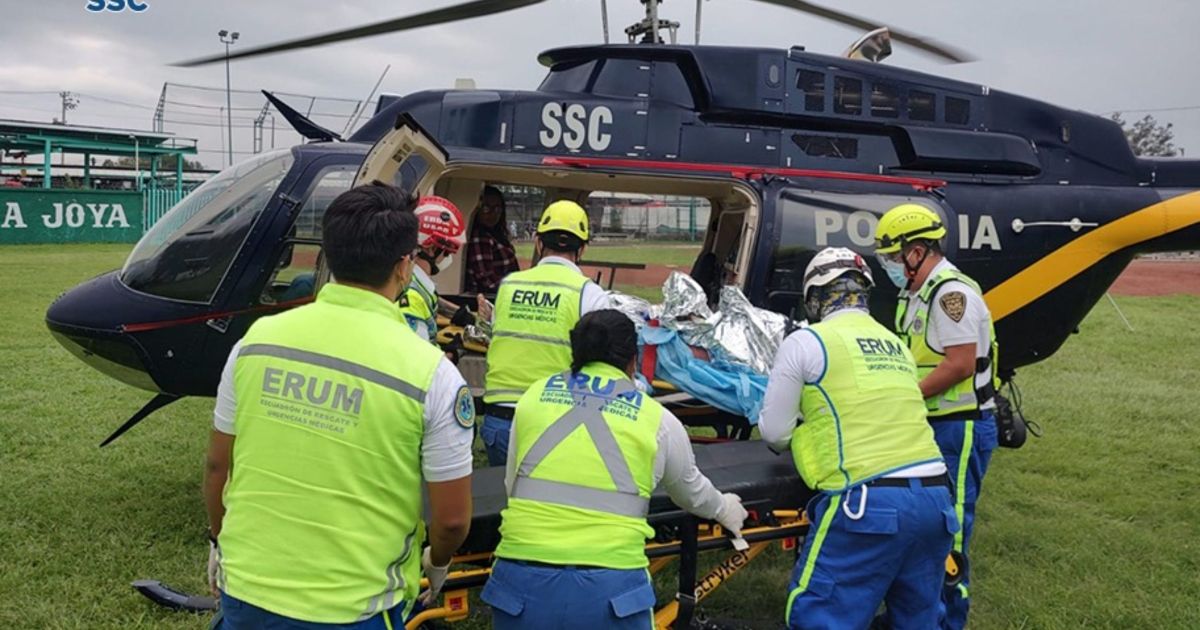 Hombre sufre quemaduras en 90% de su cuerpo tras flamazo en Tlalpan