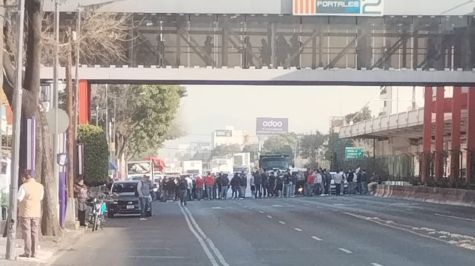Bloqueo en Calzada de Tlalpan afecta la movilidad en CDMX