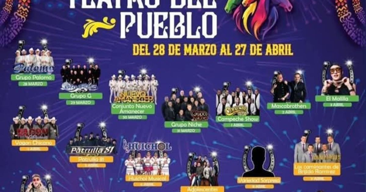 Feria del Caballo Texcoco 2025: Cartel Completo del Palenque, Precios y ...