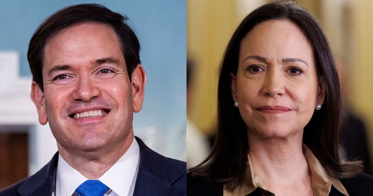 Se reunirán Marco Rubio y María Corina Machado en Washington