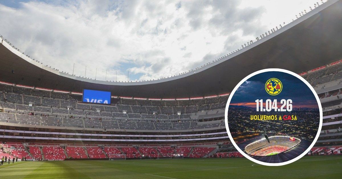 ¡Es oficial! Club América volverá a jugar en el Estadio Azteca en esta ...