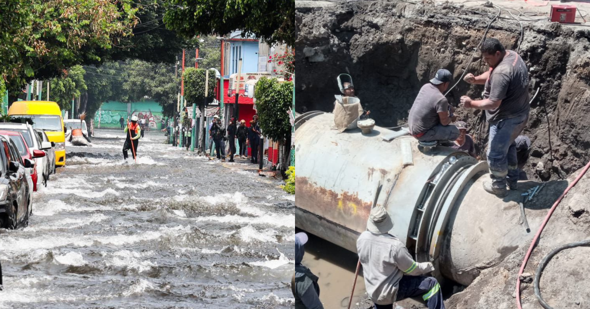 SEGIAGUA reporta avance del 80% en fuga de agua en en Los Reyes ...