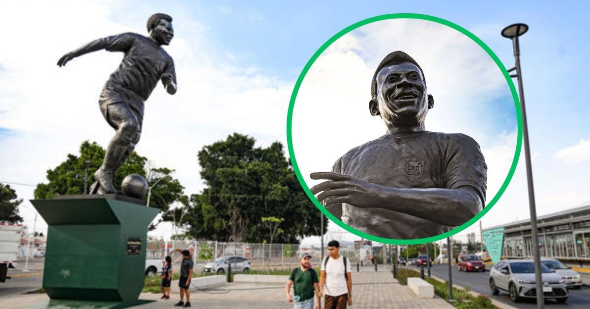 FOTOS | Develan frente al Estadio Jalisco ‘La Canarinha’, estatua en ...