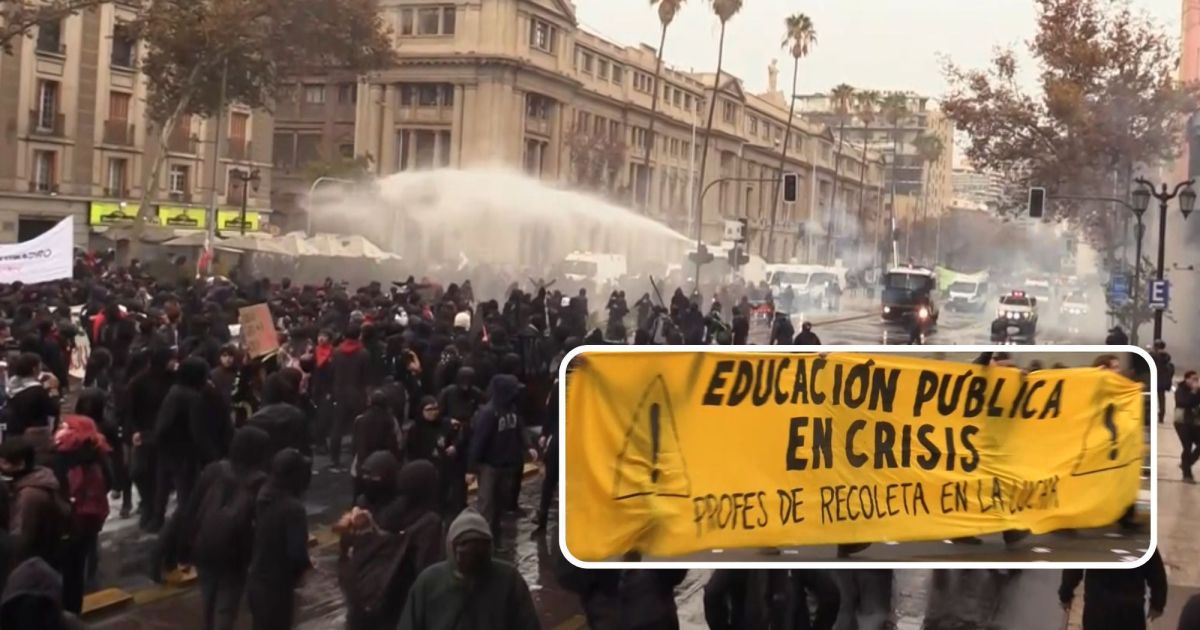 Chile: miles de estudiantes marchan contra recortes del gobierno de Kast