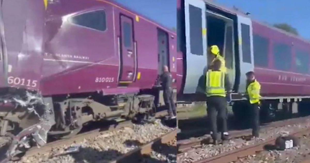 VIDEO | Colisionan dos trenes cerca de Bedford, en el centro de Inglaterra