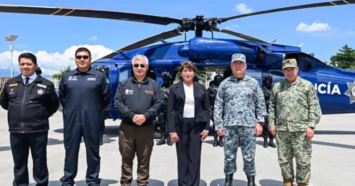 Fortalecen seguridad con helicóptero Black Hawk